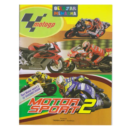 Belajar Mewarna Seri Motor Sport 2 – Penerbit Serba Jaya